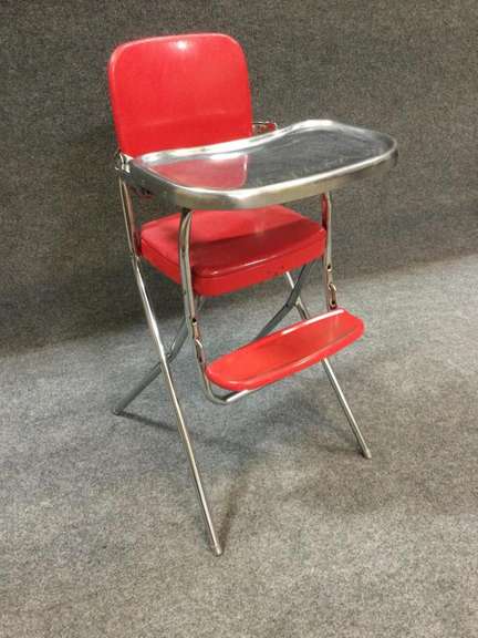 Retro Style Metal Highchair - 777 Auction Company