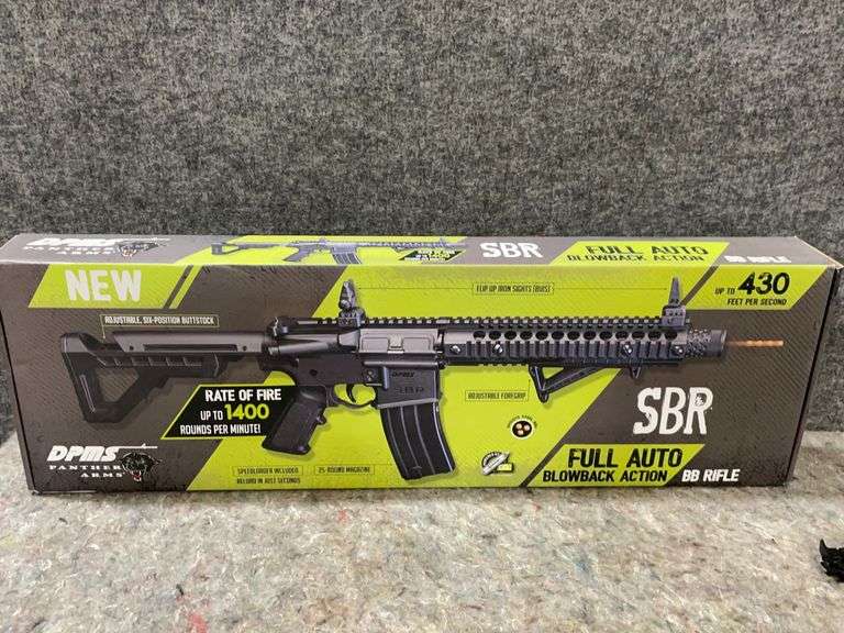 DPMS Full Auto SBR CO2-Powered BB Air Rifle - 777 Auction Company