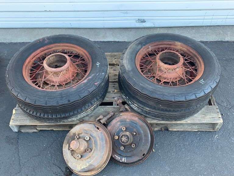 Model A Wheels and Tires - 777 Auction Company