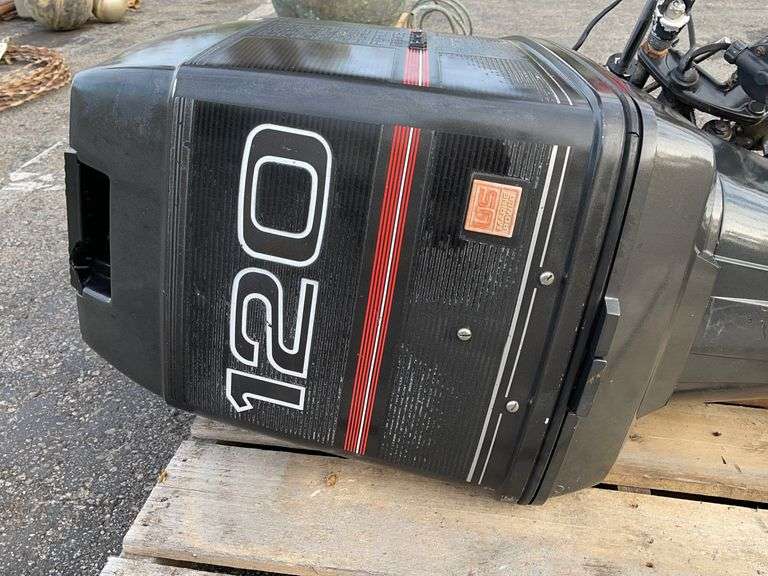 Force 120 hp Outboard Boat Motor - 777 Auction Company