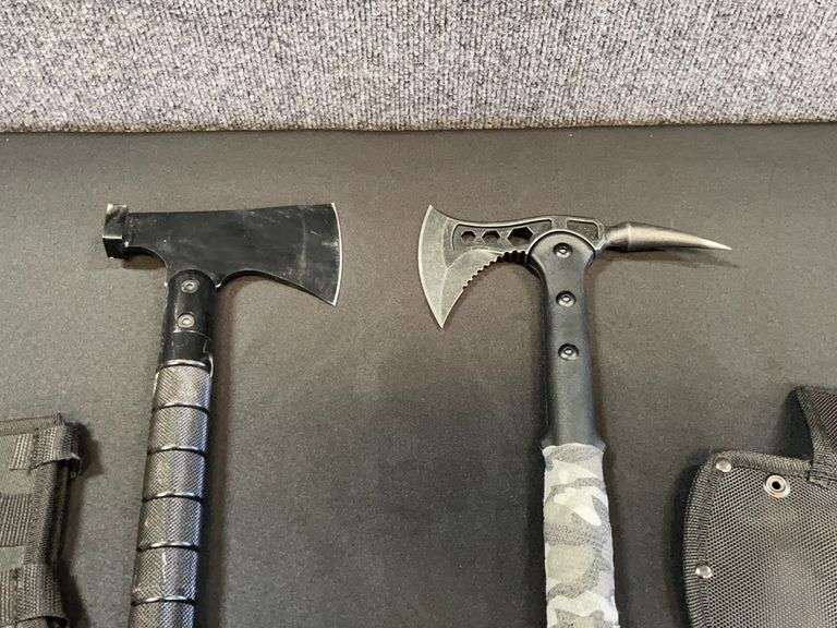 Two Hatchets with Sheaths - 777 Auction Company