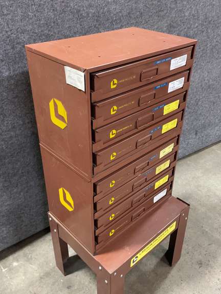 Lawson Products Metal Multi Drawer Hardware Cabinet - 777 Auction Company