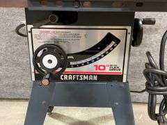 Craftsman 10” Table Saw Deluxe Flex Drive - 777 Auction Company