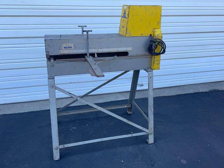 Wilder Workhorse 1624 16 Gauge Slitter - 777 Auction Company