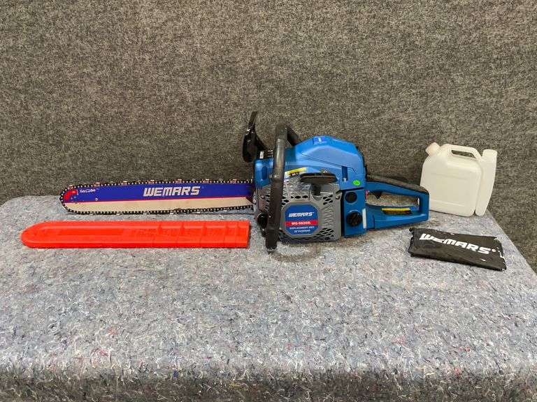 Gas Powered Wemars 20” Chainsaw - 777 Auction Company