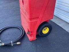 25 Gallon Portable Gas Tote with Pump - 777 Auction Company