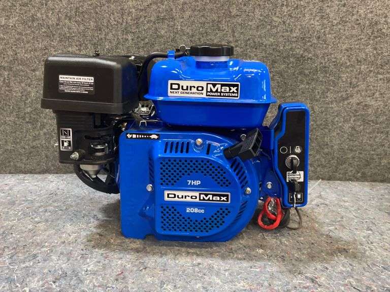 DuroMax Motor 208cc 7HP - 777 Auction Company