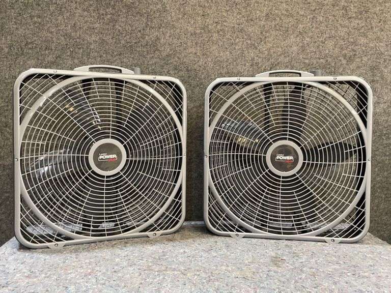 2 Lasko Power Plus Fans - 777 Auction Company