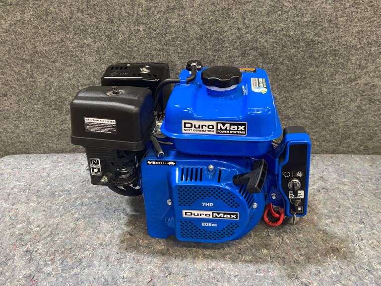 DuroMax Motor 208cc 7HP - 777 Auction Company