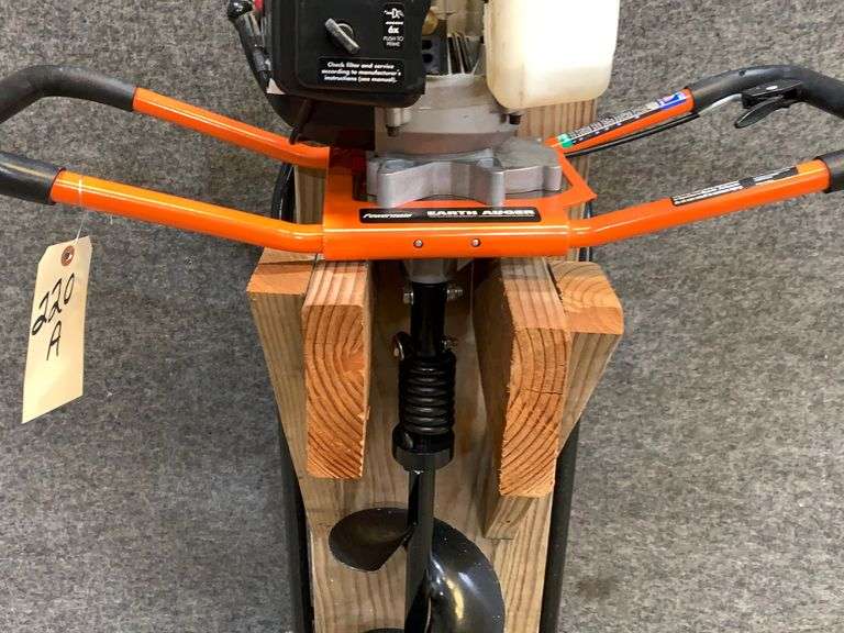Powermate Earth Auger 43cc, 8" Auger - 777 Auction Company