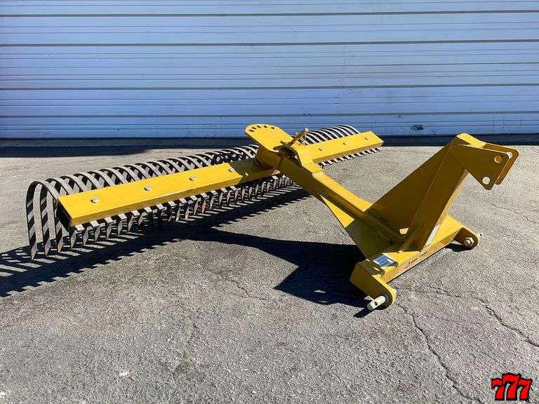 6ft Landscape Rake 3pt Tractor Attachment - 777 Auction Company