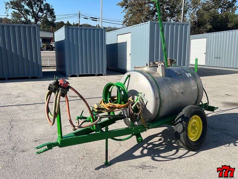 225 Gallon Aluminum Spray Tank Trailer - 777 Auction Company