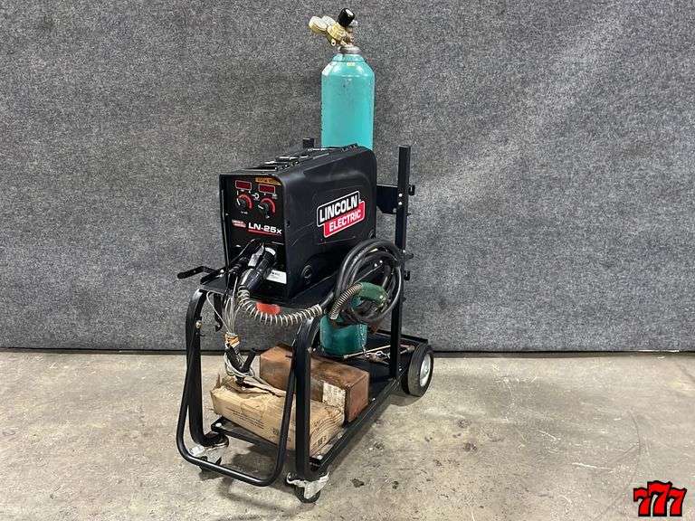 Lincoln LN-25X Wire Feeder Pro One Pak W/ Cart - 777 Auction Company