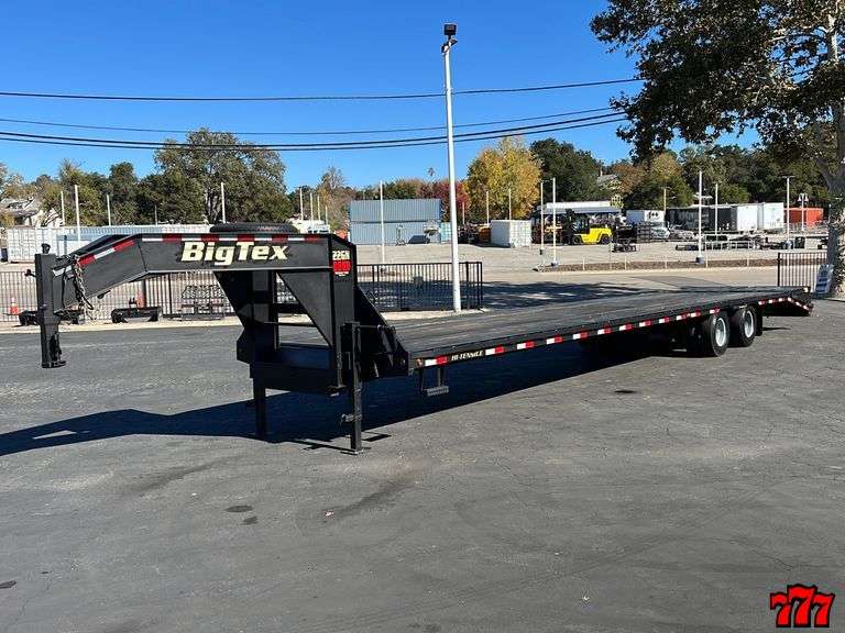 2017 Big Tex 22GN HD 40ft Flatbed Trailer - 777 Auction Company