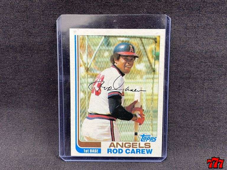 1 Rod Carew & 1 Reggie Jackson Baseball Cards - 777 Auction Company