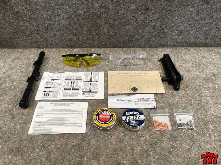 Daisy 880 BB Gun & Crosman M4-177 Pump Air Rifle - 777 Auction Company