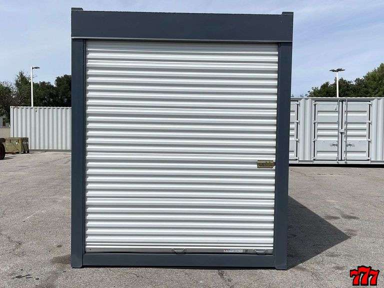 15ft Hi Cube Container with Roll Up Door - 777 Auction Company