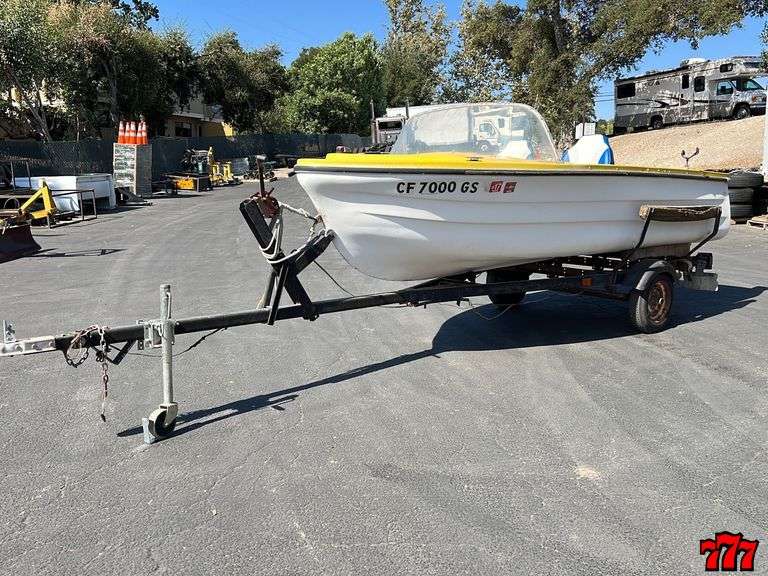 14ft Bramco Boat and Trailer - 777 Auction Company