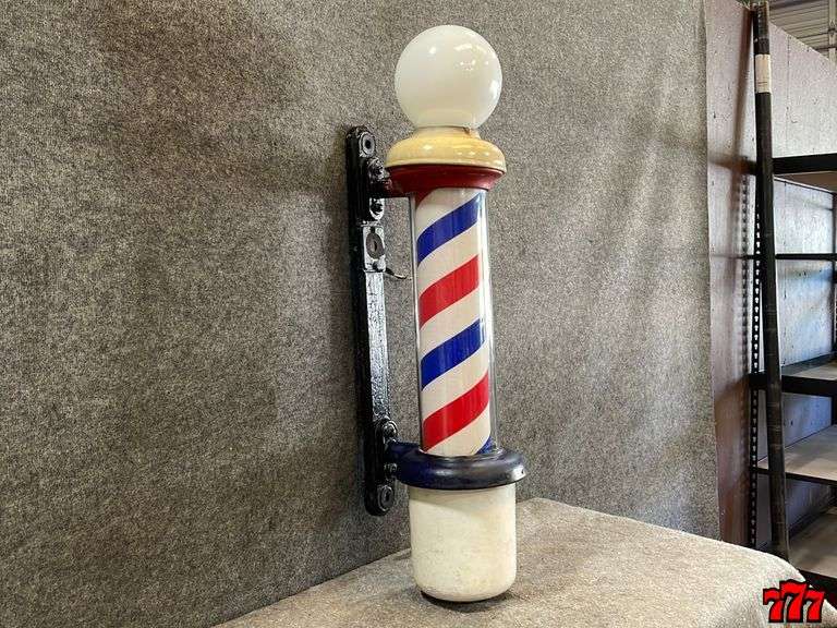 Antique Koken Barber Pole - 777 Auction Company