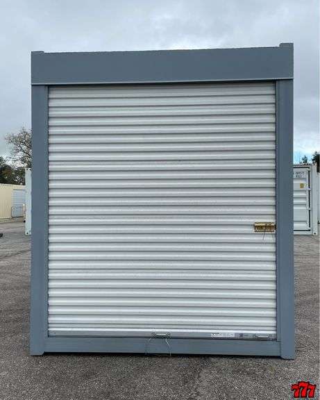 15ft High Cube Container w/Rollup Door - 777 Auction Company