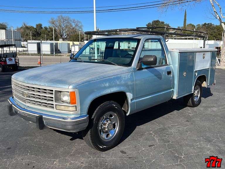 1990 Chevy 2500 Utility Bed Truck - 777 Auction Company