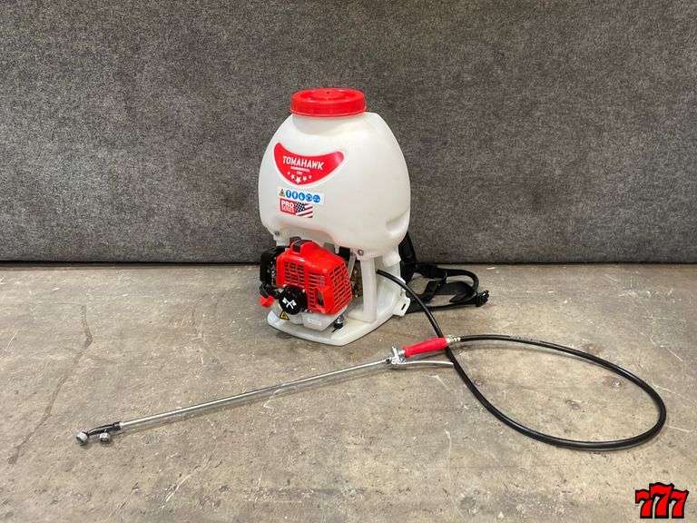 Tomahawk 5 Gallon Gas Powered Backpack Sprayer W/ Twin Nozzles - 777 ...