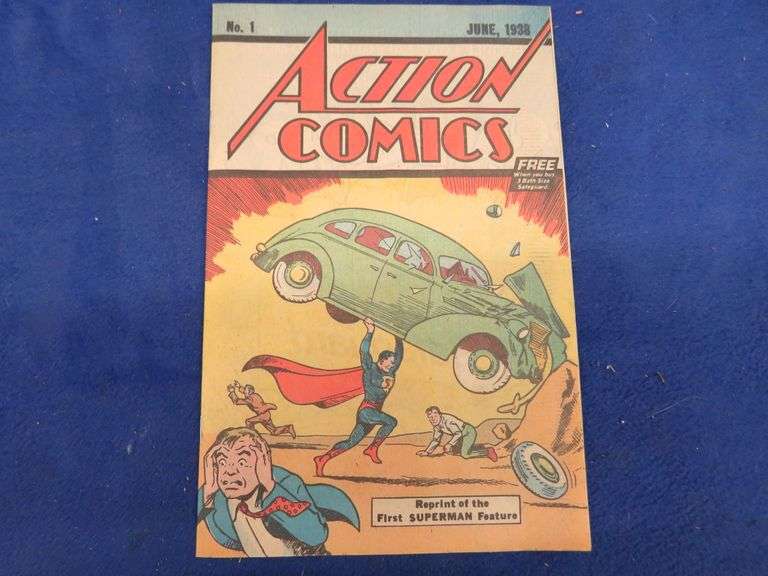1976 reprint of the first Superman comic book in excellent condition ...