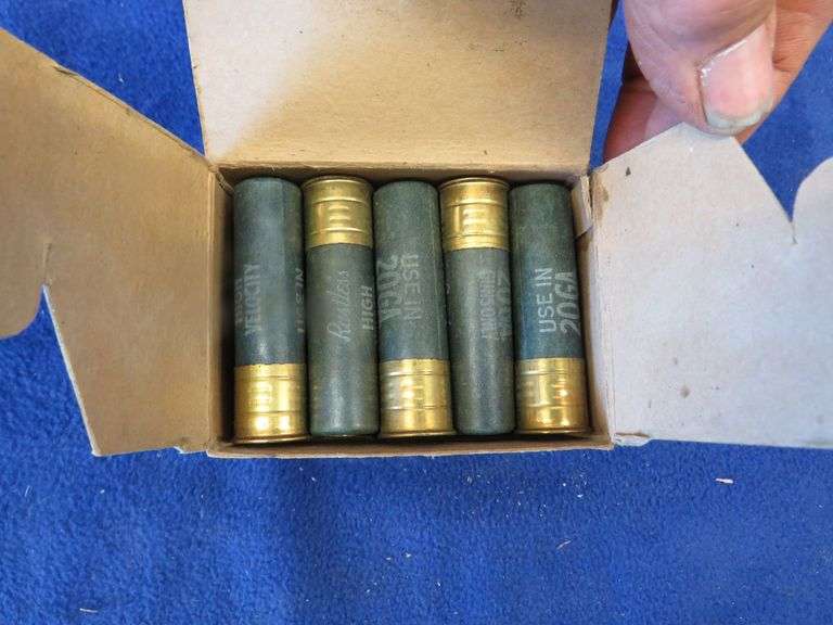 One Full Box 25 Vintage Peters 2 3/4" 20-Ga. 6-Shot Shotgun Shells ...