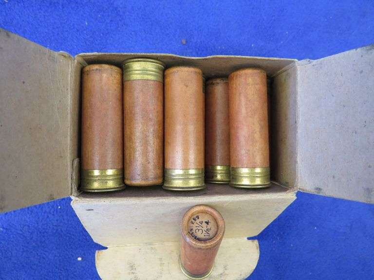 One Full Vintage Box of 25 Winchester Ranger 2 3/4" 12-Ga. 4-Shot ...