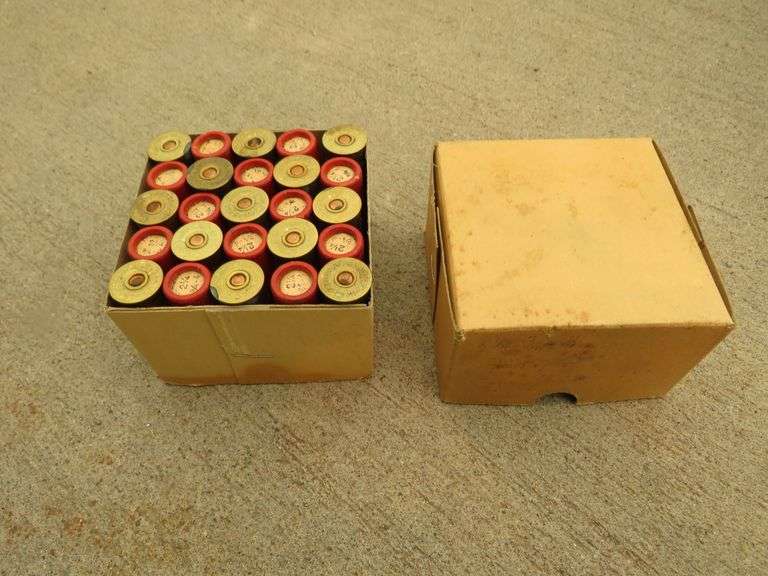 Old Two-Piece Federal Cartridge 20-gauge Shotgun Shell Box Full with 25 ...