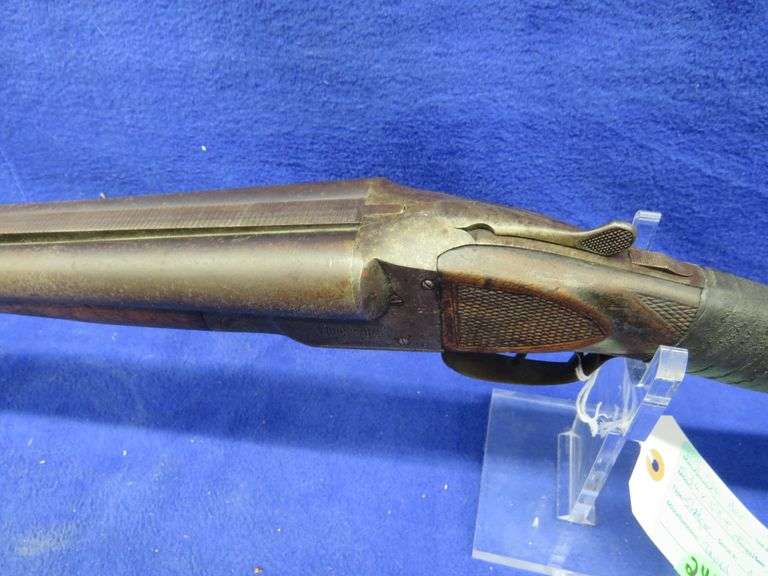 HibSpeBar 12 gauge side by side shotgun. Working internal hammers. Good ...