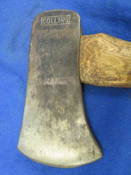 Old collectible Collins axe with Collins handle - AAA Auction and Realty