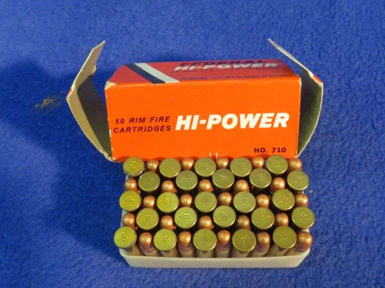 Vintage Federal Hi-Power 22 Long Rifle box is in good condition 50 ...