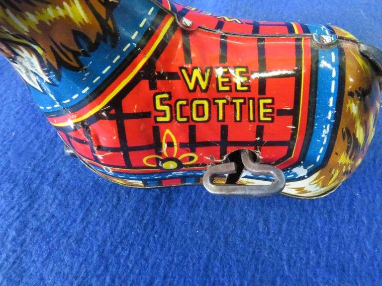 1930s Marx "Wee Scottie" metal wind-up toy. Works good. - AAA Auction ...