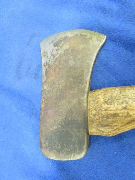 Old collectible Collins axe with Collins handle - AAA Auction and Realty