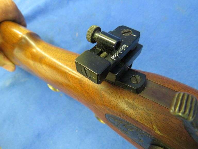 Thompson Center Arms 50 caliber Hawken black powder rifle. Williams ...