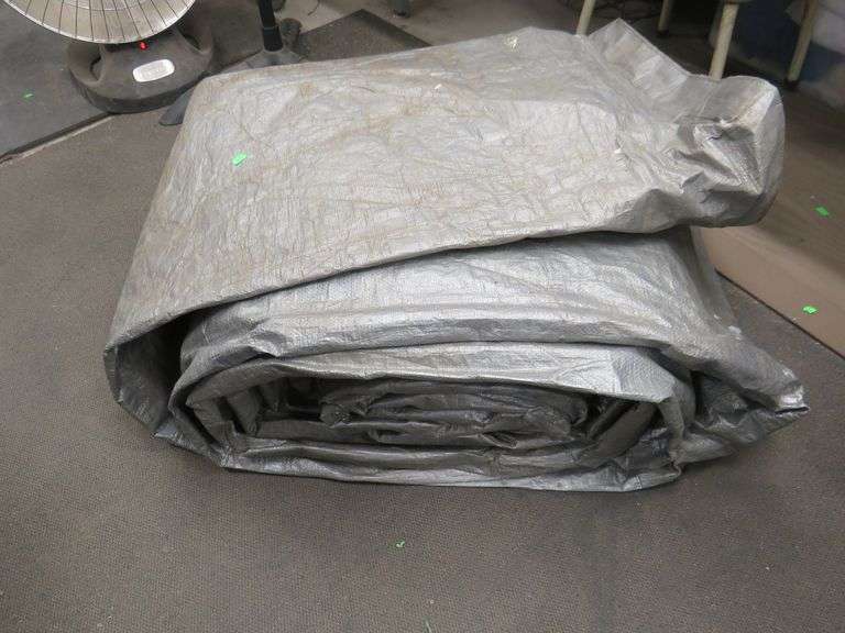 Very large used tarp - AAA Auction and Realty
