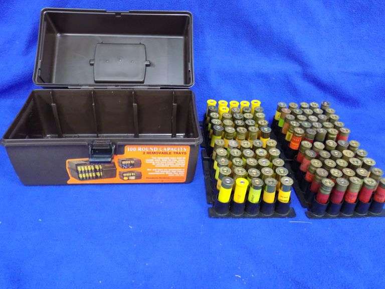100 mixed 20-gauge shogun shells in a New Flambeau case - AAA Auction ...