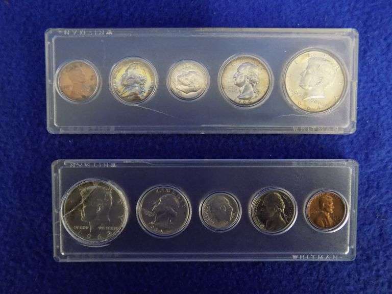 Two 1964 uncirculated coin sets - AAA Auction and Realty