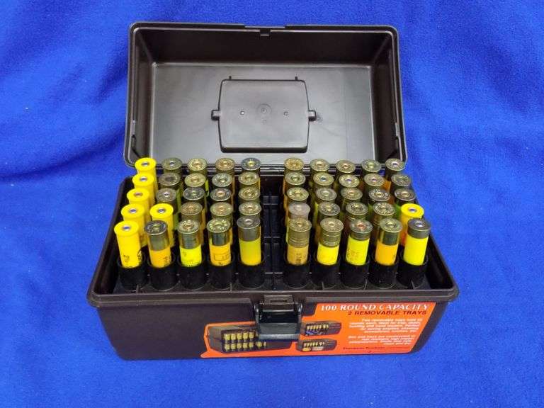 100 mixed 20-gauge shogun shells in a New Flambeau case - AAA Auction ...