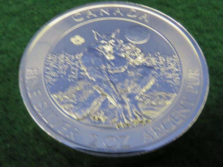 2021 Canadian Werewolf 2 oz. Fine Silver Argent Pur $10 Dollar BU coin ...