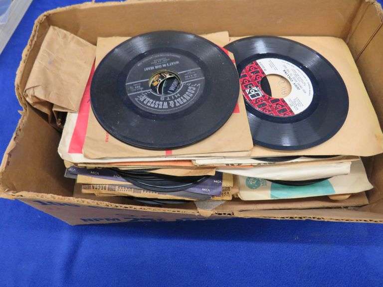 50-plus 45 RPM classic country records - AAA Auction and Realty