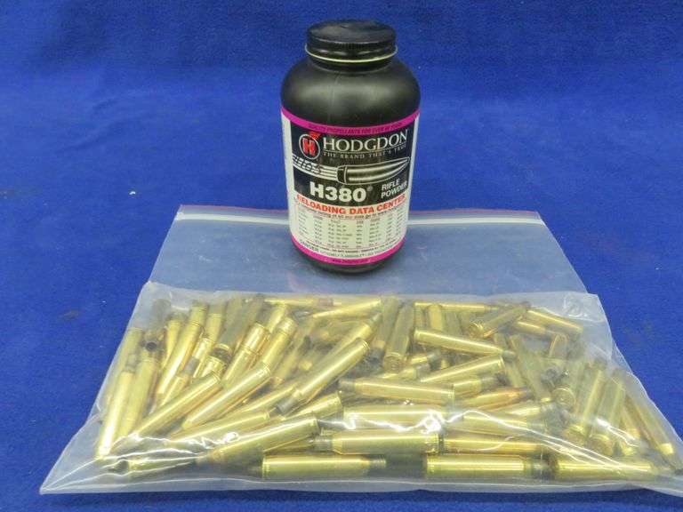 Hodgdon H380 rifle powder half or more full and 220 Swift reloading ...