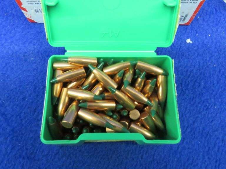 20 caliber bullets, 2 full boxes and large caliber case - AAA Auction ...