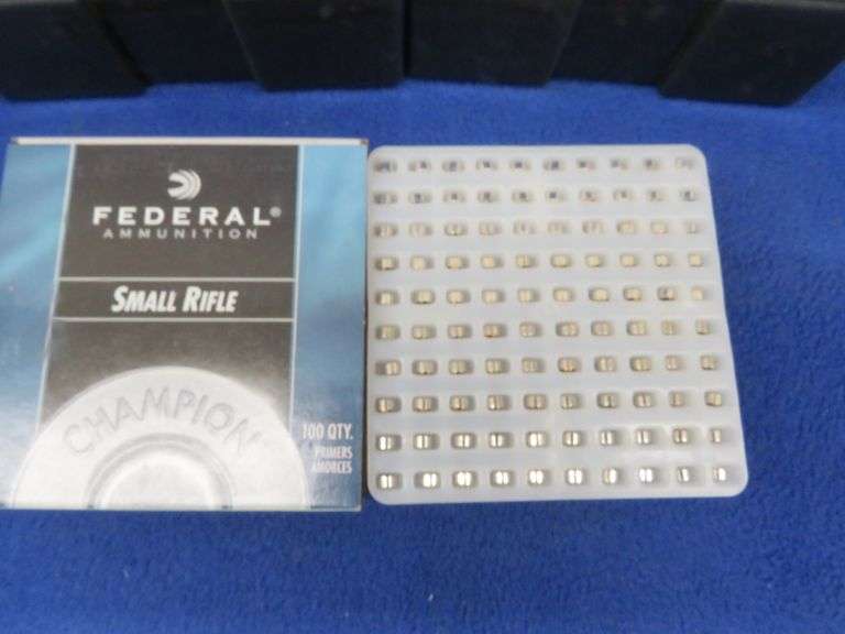 100 pieces of 221 Rem reloading brass in plastic storage boxes, 100 ...