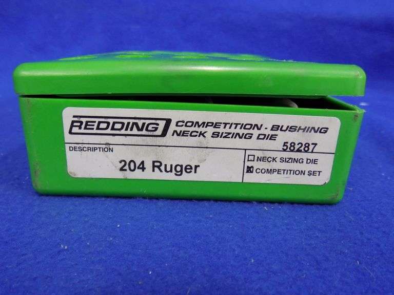 Redding 204 Ruger reloading dies - AAA Auction and Realty