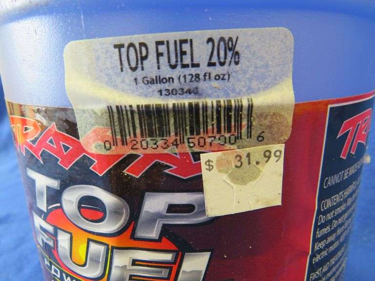 One gallon of Traxxas nitro/RC engine fuel. - AAA Auction and Realty
