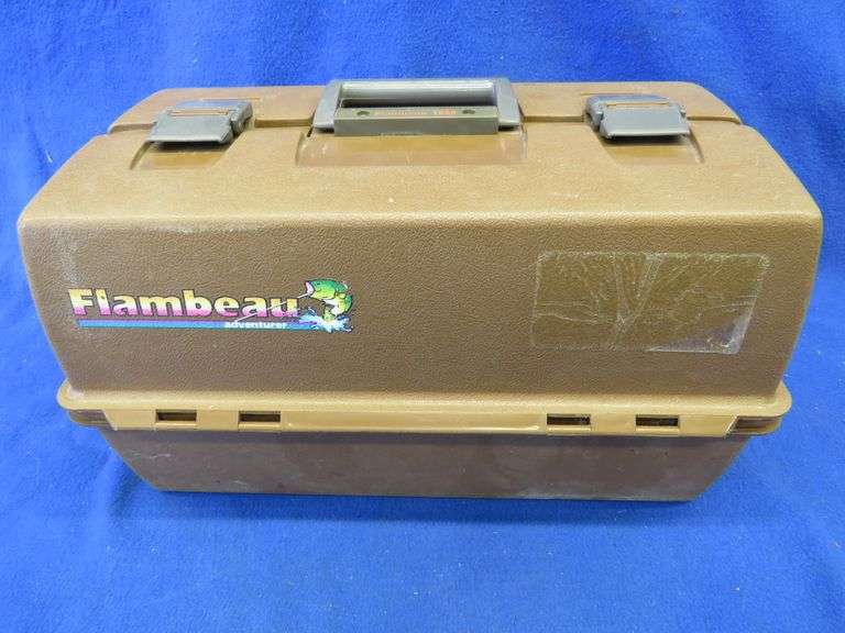 Flambeau Adventurer Model 1986 tackle box with lift and flip ...