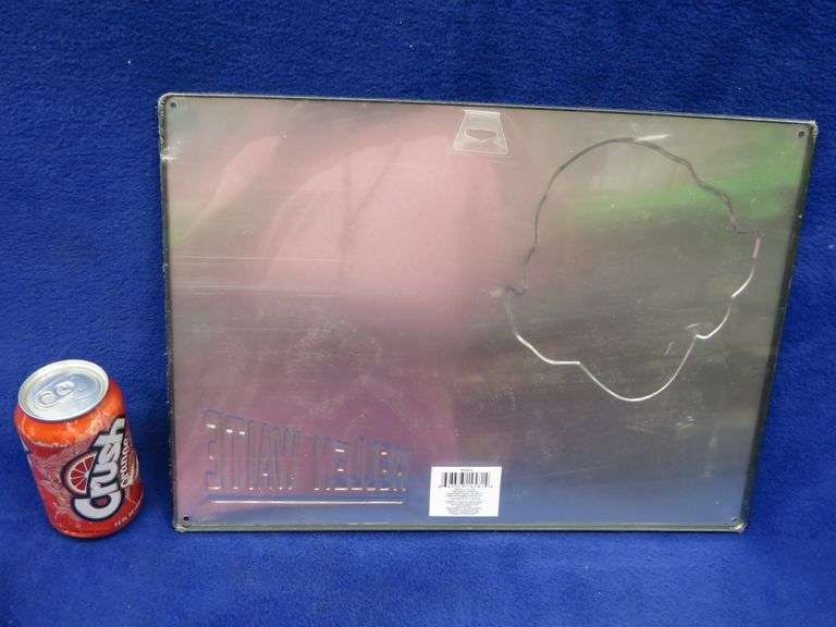17" x 12" new tin "Helen Waite" sign - AAA Auction and Realty