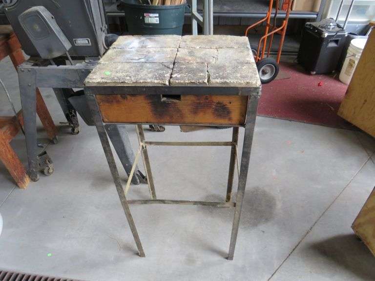 Brazing / Welding table with fire brick top 18" x 14" H: 37 1/2" - AAA ...